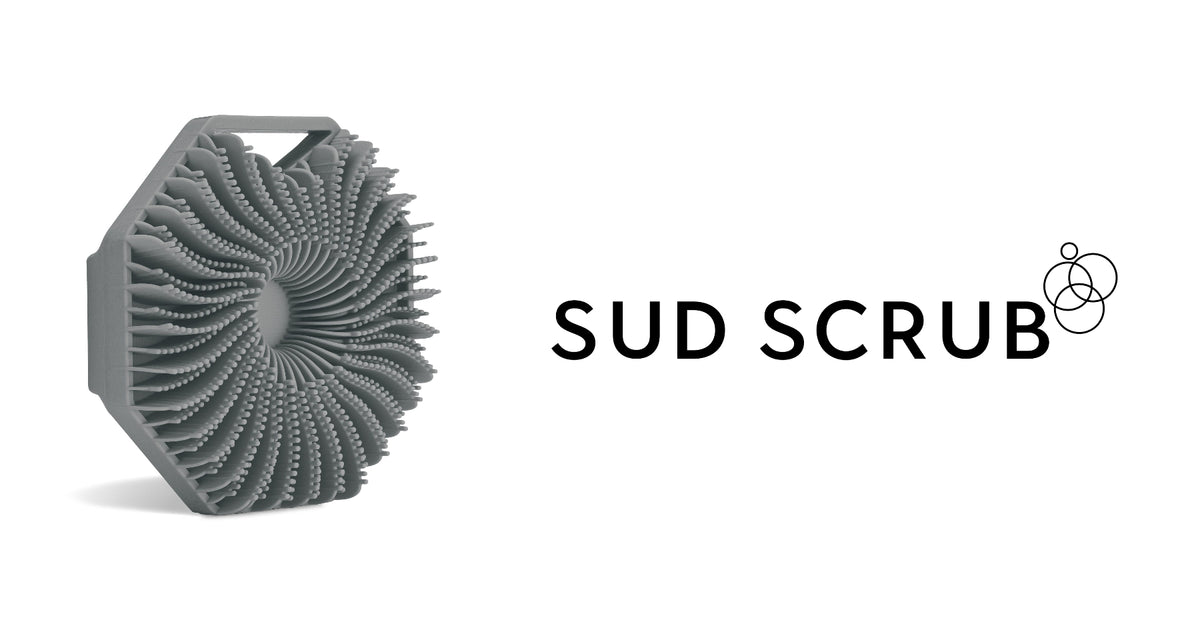 Sud Scrub | The Eco-Conscious Body Scrubber That Stays Clean.